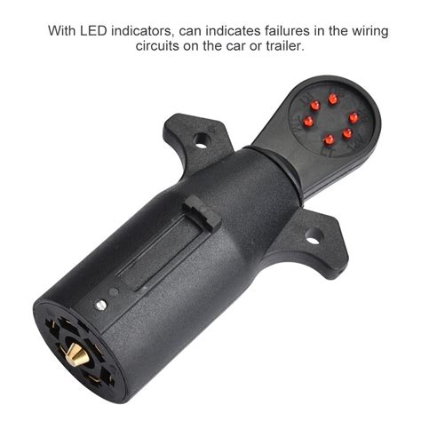 Trailer Socket Tester 12v 7pin Flat Tester Towing Vicedeal