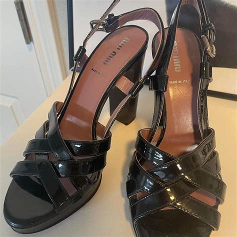 Vintage Mui Mui Heels Size 37 Depop