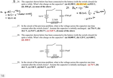 Solved The Capacitor Shown Below Has Been Connected To Chegg