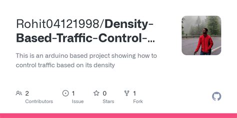 Github Rohit Density Based Traffic Control System This Is