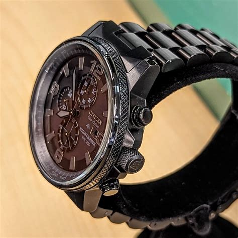 Citizen Nighthawk Eco Drive Chronograph Watch B612 S078245 Second