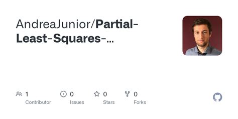 GitHub AndreaJunior Partial Least Squares Regression