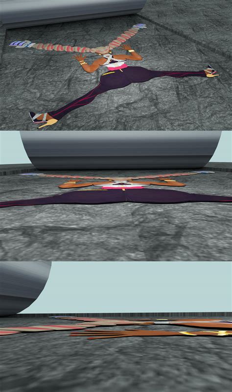 Twintella Squashed Flat By Distortingreality On Deviantart