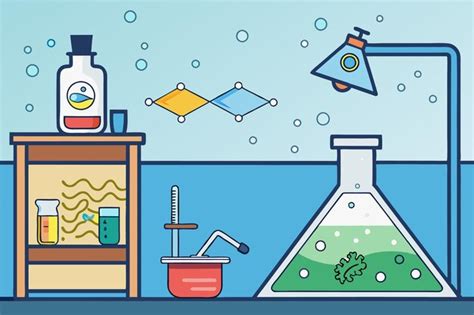 Premium Vector Dedicated Lab Area For Studying Microplastics Impact