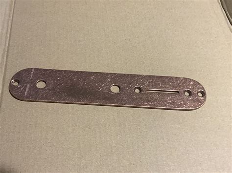 Fender Telecaster Modern Control Cover Copper Colored Reverb