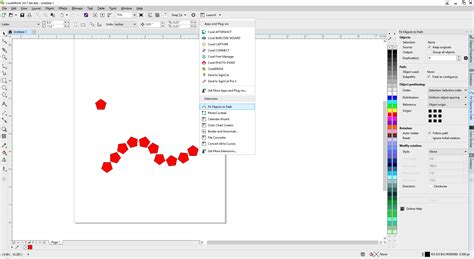 Coreldraw2017 Fit Object To Pathwhere Is It Coreldraw 2017 Coreldraw Graphics Suite 2017