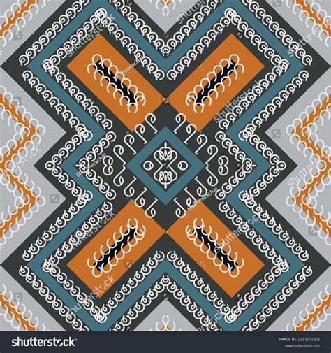 Indian Ethnic Design Pattern Traditional Patterned Stock Vector Royalty Free 2213771901