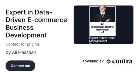 Expert In Data Driven E Commerce Business Development By Ali Hassaan