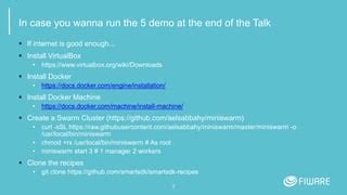 Docker Swarm Secrets For Creating Great FIWARE Platforms PPT