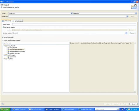 Ccsv6 Project Creation For Omapl137 Processors Forum Processors