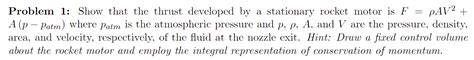[solved] Problem 1 Show That The Thrust Developed By A St