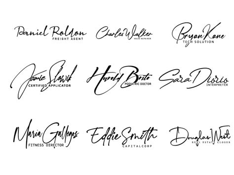 Handwritten Signature Cursive Handwriting Scripted Logo Upwork