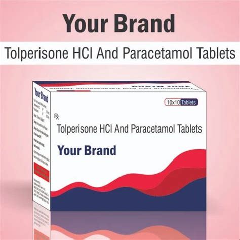 Tolperisone Hcl And Paracetamol Tablets At ₹ 2000 Box In New Delhi Id 2852558694388