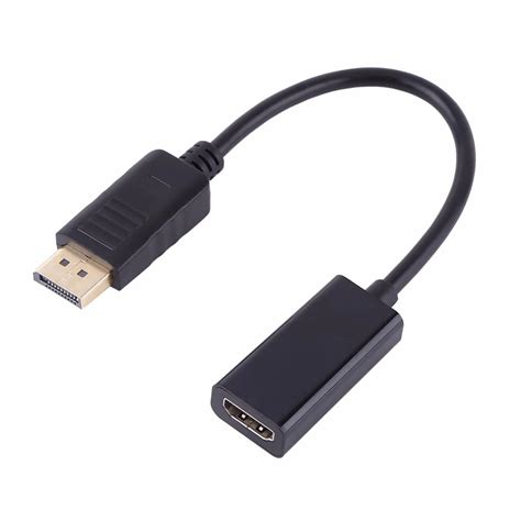 DP Displayport Male To HDMI Female Cable Converter Adapter For Apple Samsung HP DELL PC Laptop