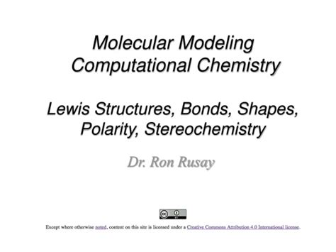 Ppt Computational Chemistry And Molecular Modeling Powerpoint Presentation Id 49914