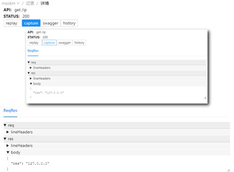 Web 管理界面 mockm