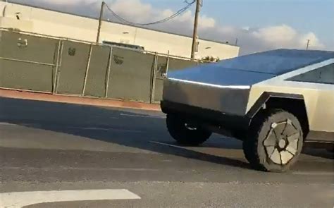 First Tesla Cybertruck Caught On The Street The Car Guide