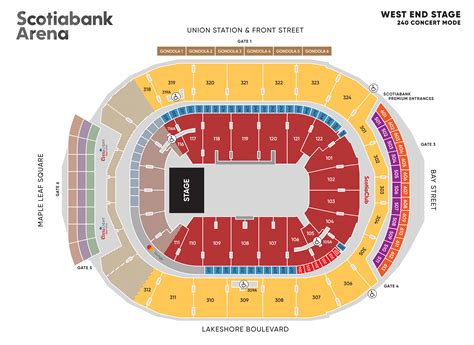 Seating Maps Scotiabank Arena