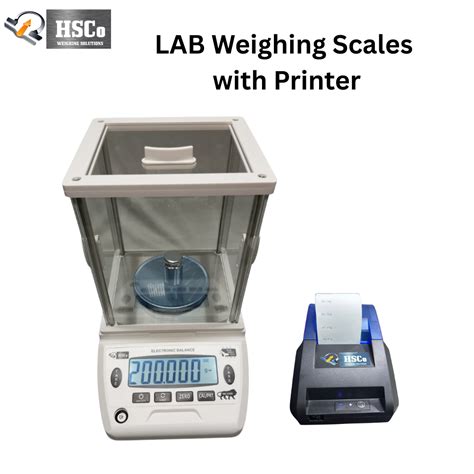 Printer Connected Laboratory Customized Scale