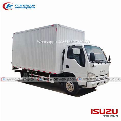 Isuzu Elf 100p 5 Ton 14ft Van Cargo Box Trucks For Sale