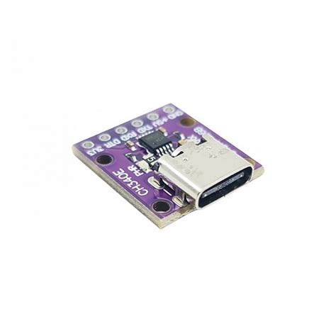 ch340e msop10 usb to ttl module type c