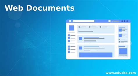 Web Documents A Quick Glance On Web Documents In Detail
