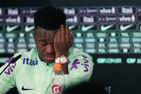 Vinicius Jr Breaks Down In Tears During Press Conference When Asked About Racism In Powerful