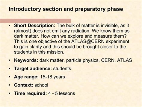 Atlas Cern Exploring The Invisible PPT