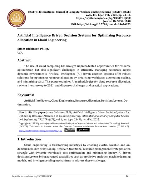 Pdf Artificial Intelligence Driven Decision Systems For Optimizing Resource Allocation In