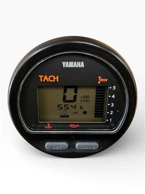 Yamaha 6y5 Multifunction Tachometer Digital Gauge Oem New Lcd