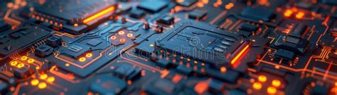 3d Model Abstract Art Of Cybersecurity Abstract Command Center With Glowing Network Connections