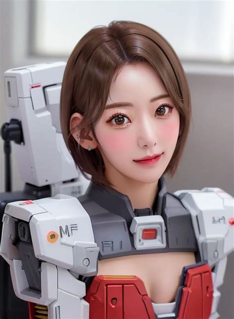 Wearing With Mecha Armour Images Generated With Ai
