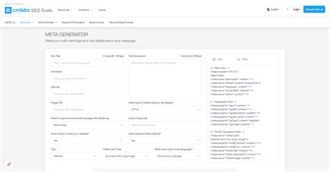 Cmlabs Released The 30th Tool Meta Generator