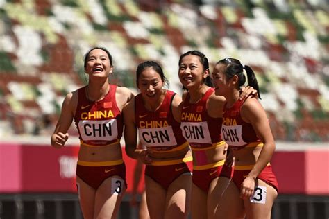 女子4x100接力中国队42秒93小组第四，无缘晋级决赛腾讯新闻