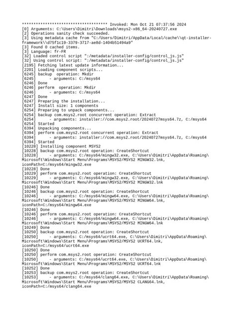 Installationlog Pdf Operating System Technology Computing Platforms