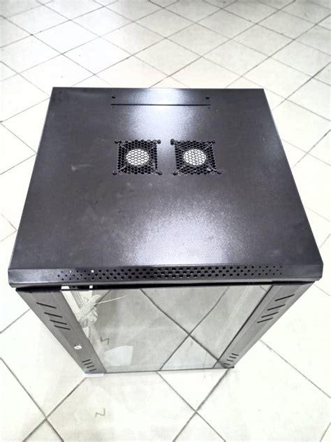 18u wallmounted data cabinet w 600x d 590x h 3ft glass door on carousell