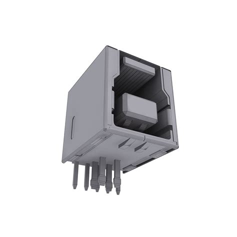Usb 3 B型公母连接器 3d模型 10 3ds Dwg Fbx Obj Max Free3d