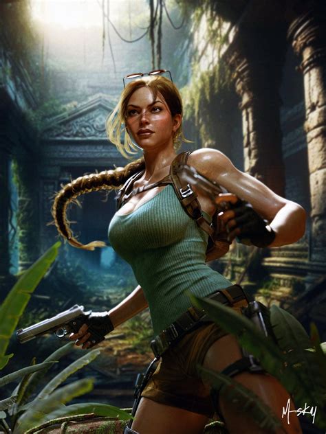Another Beautiful Lara Render By Konrad Majewski Rtombraider