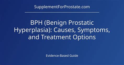 Bph Vs Prostatitis Understanding The Differences Supplement For