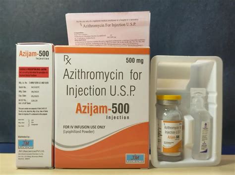 Azijam 500 Azithromycin Injection 500mg At ₹ 229 20 Piece In Mumbai Id 22643428762