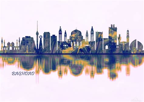 Baghdad Skyline By Towseef Dar Wall Art