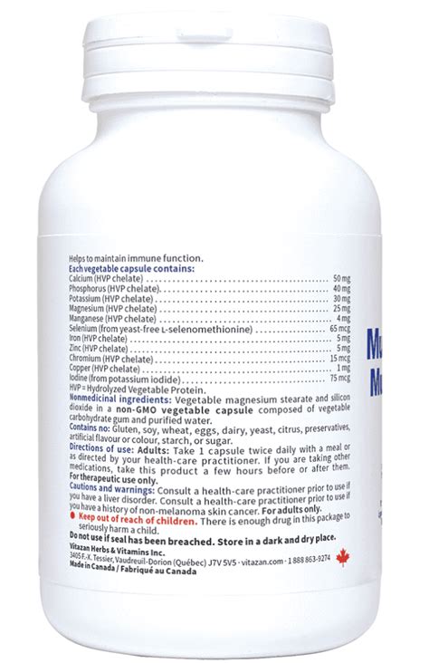 Multi Minerals From Vitazan Vitepro