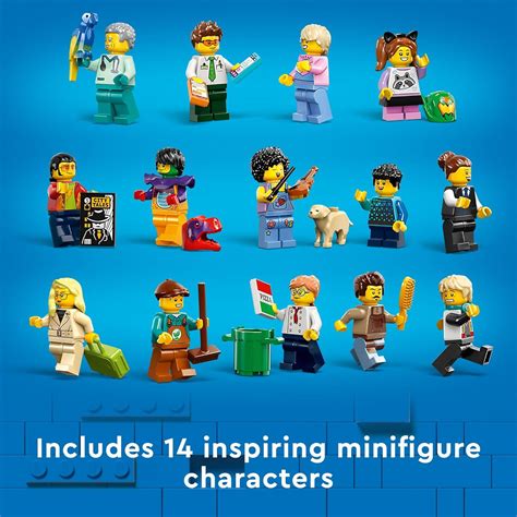 Lego City Downtown 60380 Building Toy Set Multi Feature Playset With