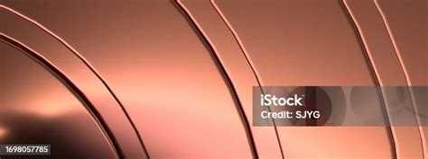 구리 간단한 홈이 있는 원형 금속 우아한 현대 3d 렌더링 이미지 배경 0명에 대한 스톡 사진 및 기타 이미지 0명 구리 금속의 Istock