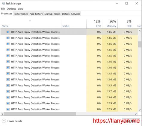 系统出现大量 Auto Proxy Detection Worker Process Tlanyan