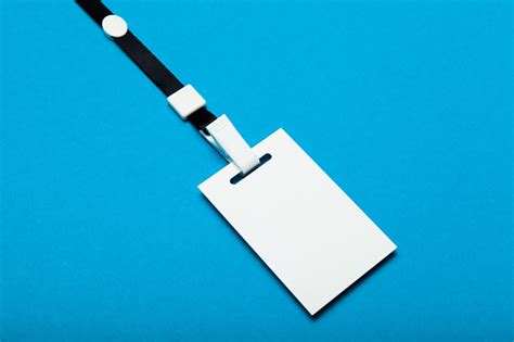 빈 직원 이랑 이름 태그 카드 배지 식별 접근성 광고 첨부 파일 무대 0명에 대한 스톡 사진 및 기타 이미지 0명 가는 끈 공란 Istock