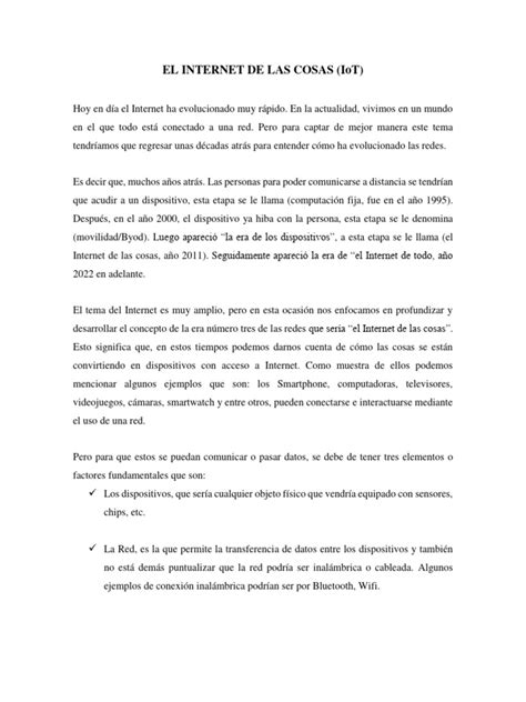 Internet De Las Cosas Iot Pdf Internet De Las Cosas Internet