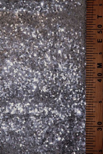 Тканина з паєтками на сітці темне срібло 130см 250г м2 1пог м 400 бн фото відгуки