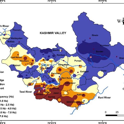 Zone Wise Spatial Distribution Of Shear Wave Velocity Vs At 6 M Download Scientific Diagram