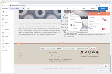How Do I Add Social Media Links To My Website Builder Site Support